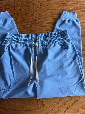 Figs | Pants & Jumpsuits | Figs Womens Light Blue Drawstring Scrub ...